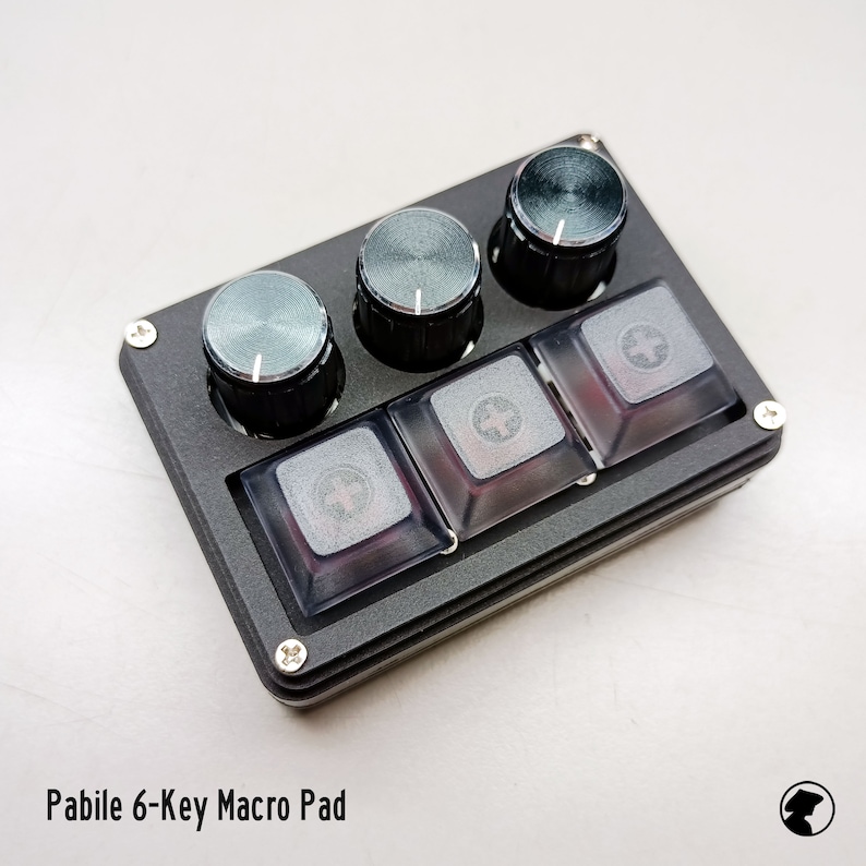 Pabile 6-key P6 Ready to Use Programmable Macro Pad Mechanical Keyboard ...