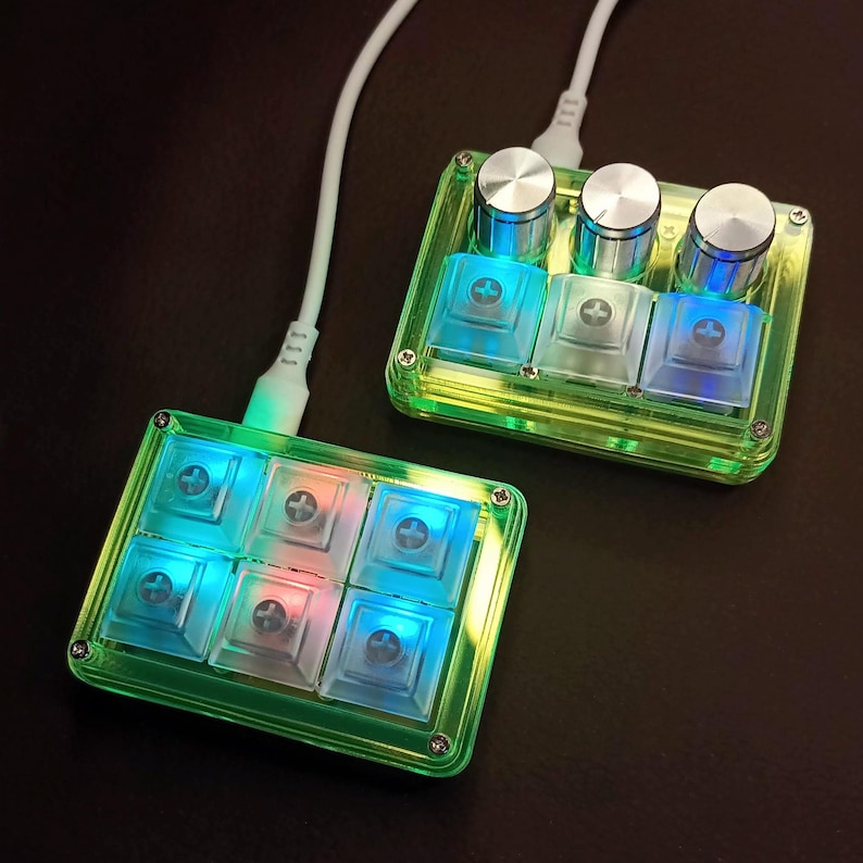 Pabile 6-key P6 Ready to Use Programmable Macro Pad Mechanical Keyboard ...