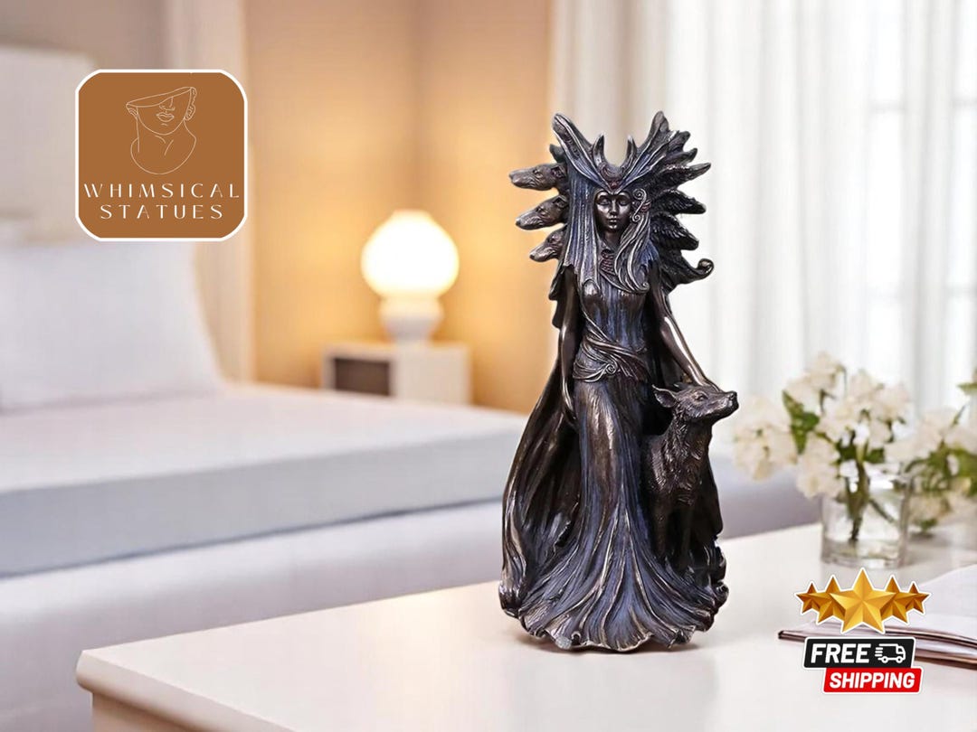 Retro Style Greek Statue | Home Bronze Resin Figurine | Cozy Mythical ...