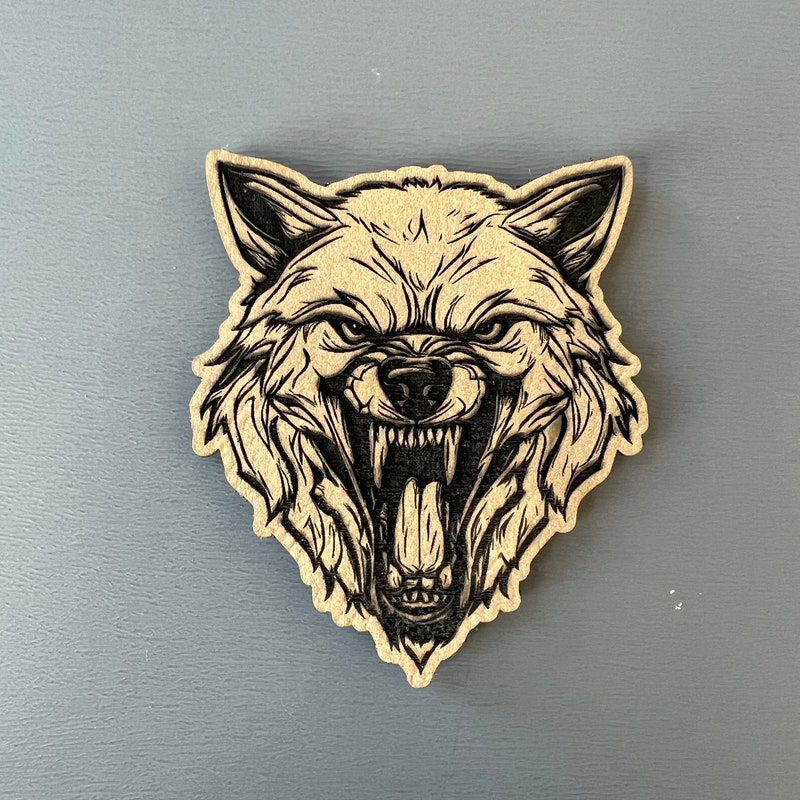 Wolf Military Patch - Etsy