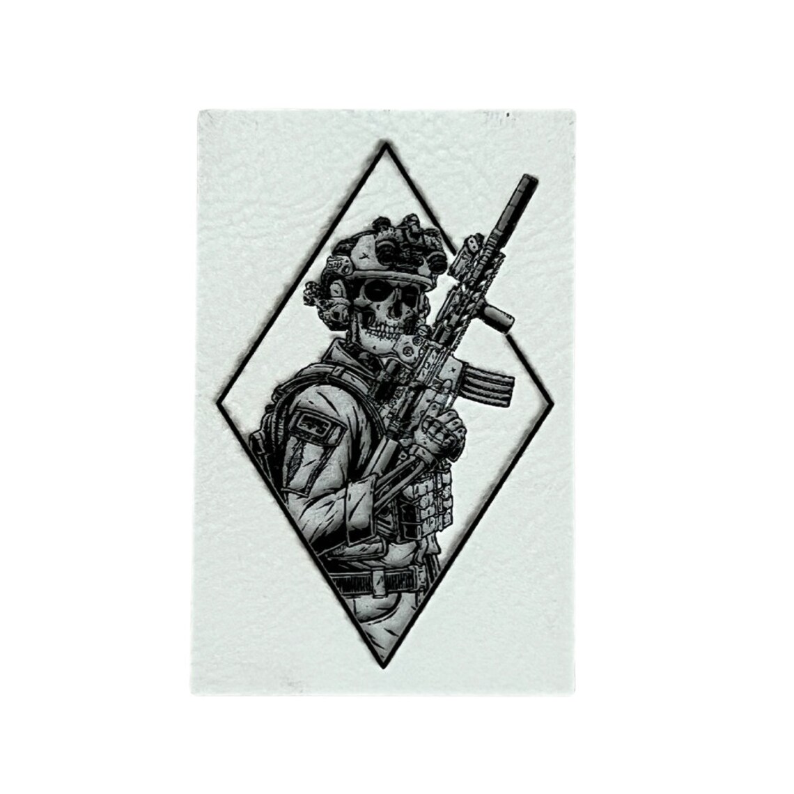PPG Skeleton Patch - White - Etsy