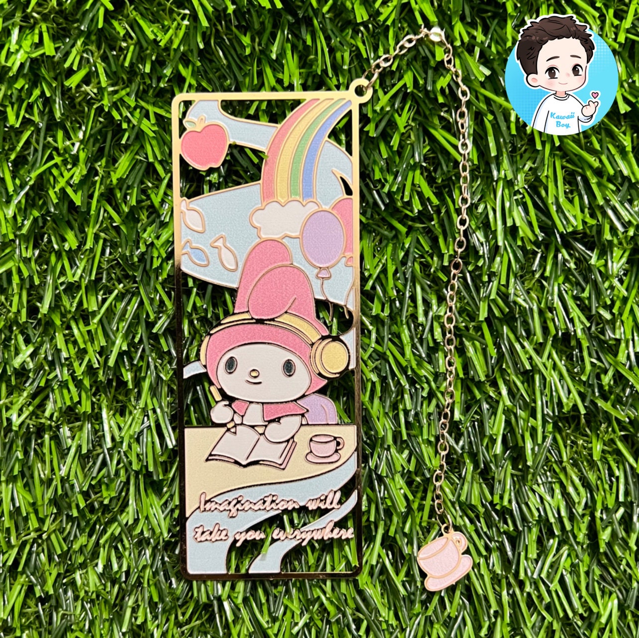 Kawaii Metal Bookmarks My Melody, Kuromi - Etsy