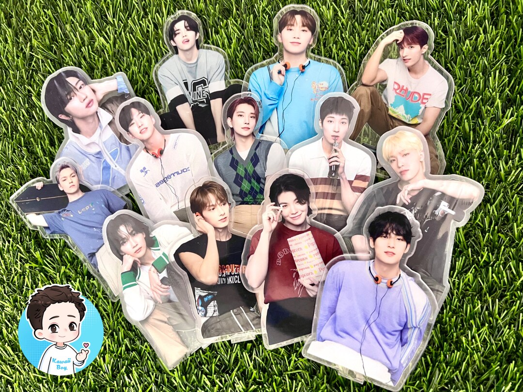 Seventeen Acrylic Standee Kpop + FREE Photocard - Etsy