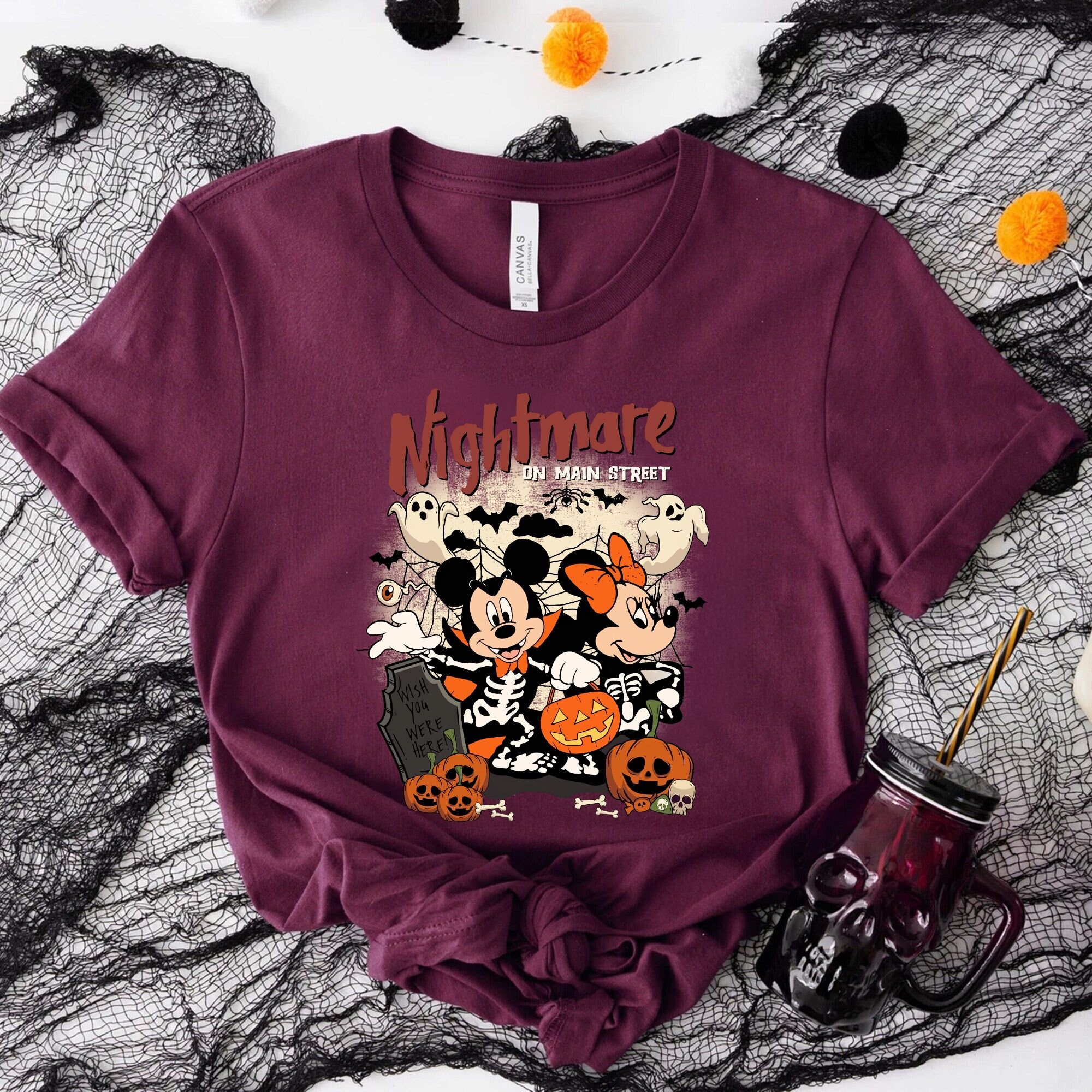 Nightmare on Main Street Png, Retro Halloween Png, Spooky Vibes Png ...