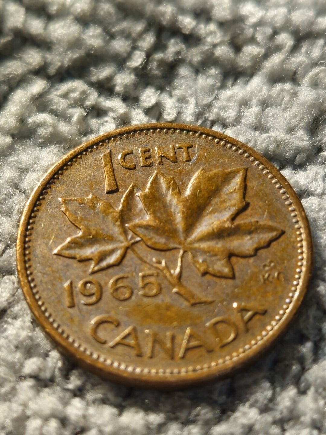1965 Canadian Penny Blunt 5 Large Bead With Die Gouge - Etsy