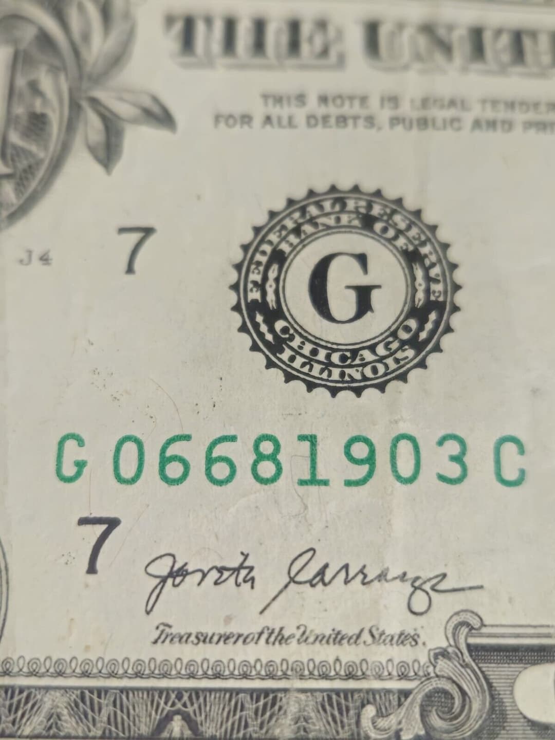 Fancy Serial Number 1 Dollar Bill 1866/1899 Flipper Date - Etsy