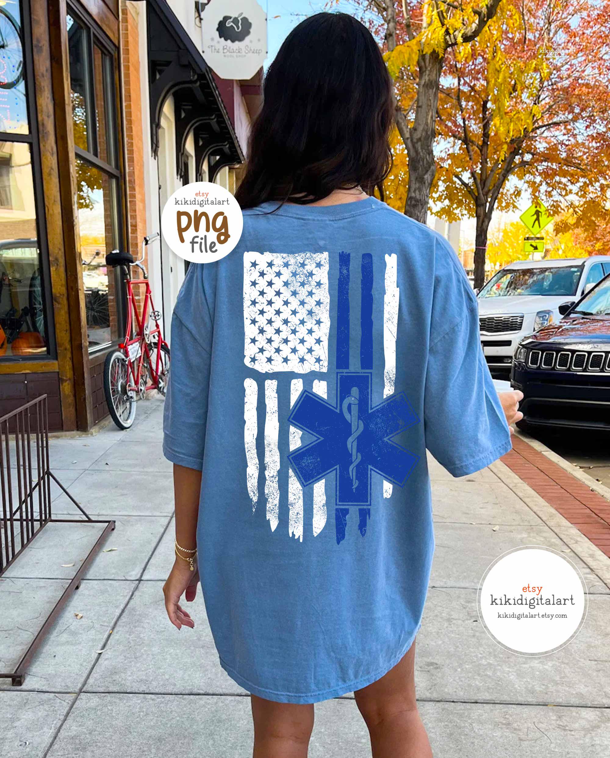 Vintage EMS Png, Paramedic American Flag Png, Retro EMT Sweatshirt Png ...