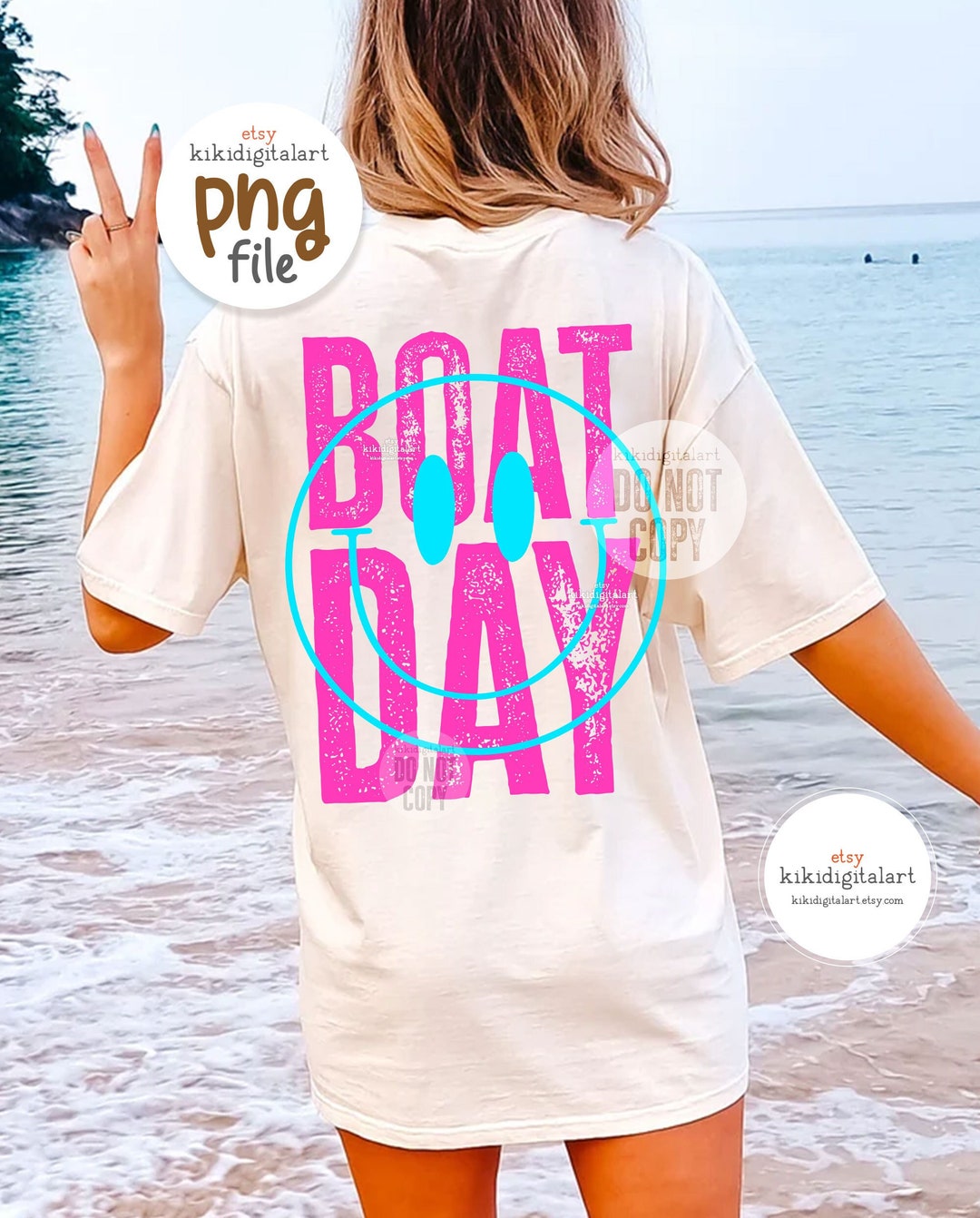 Smile Boat Day PNG / Summer Png / Lake T-shirt Png Sublimation Designs ...