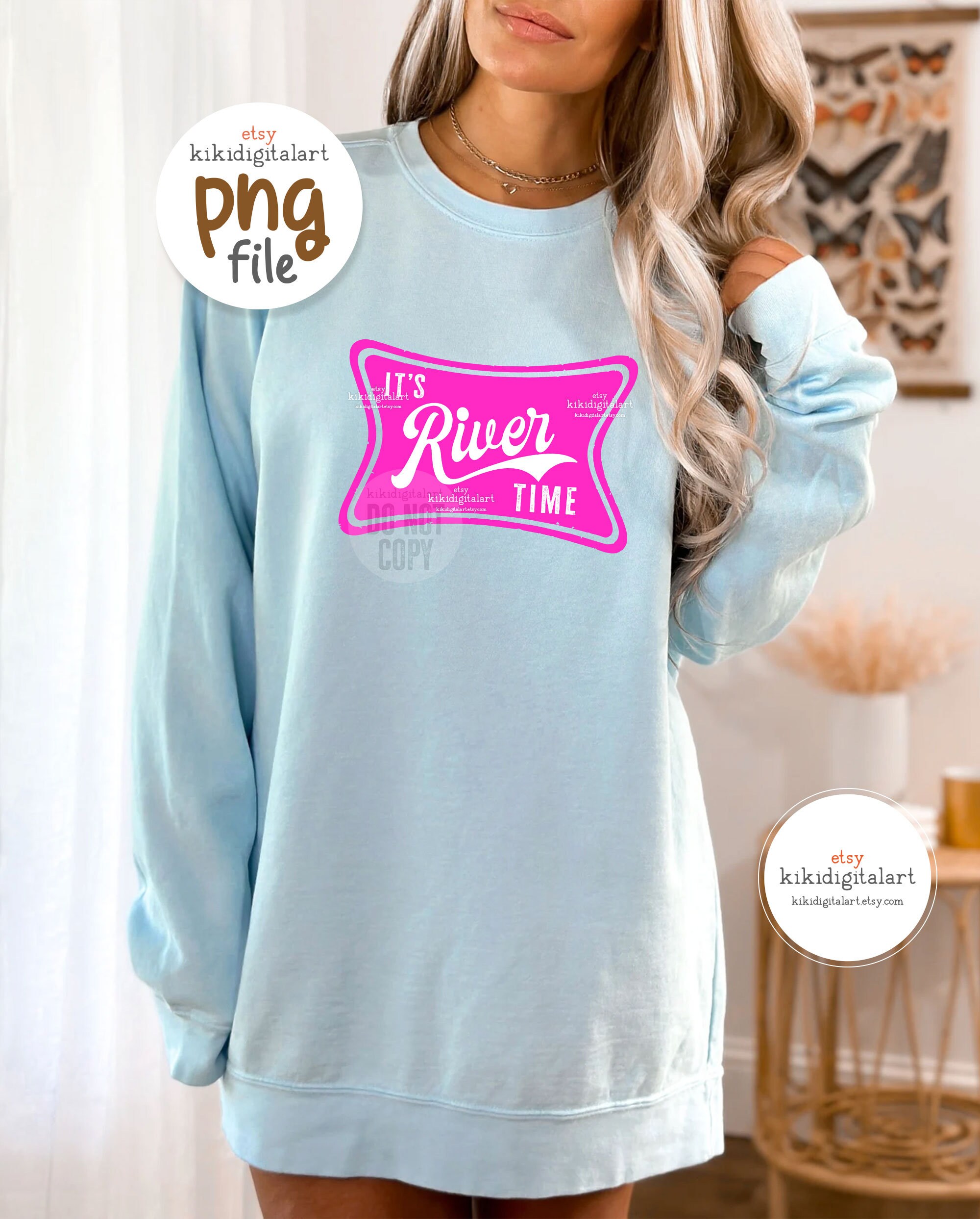 It's River Time Png, Distressed River Png, River Life Png, Pink River ...