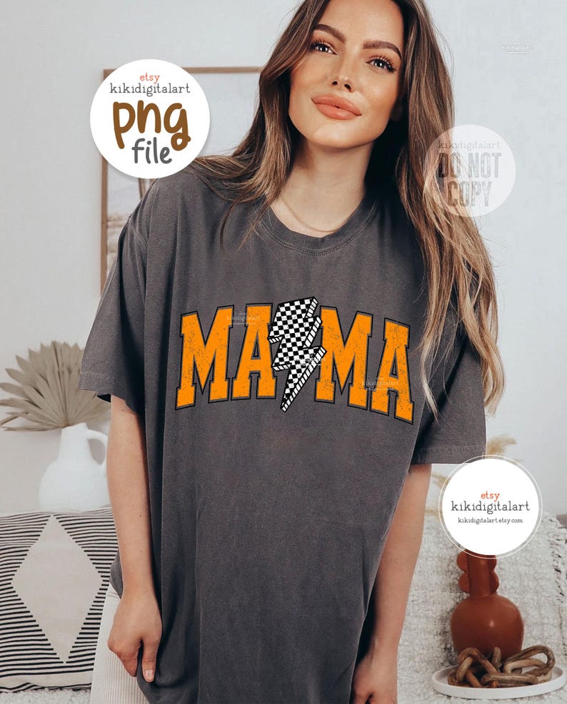 Fall Mama PNG / Retro Fall Mom Png, Lightning Bolt Thanksgiving Png ...