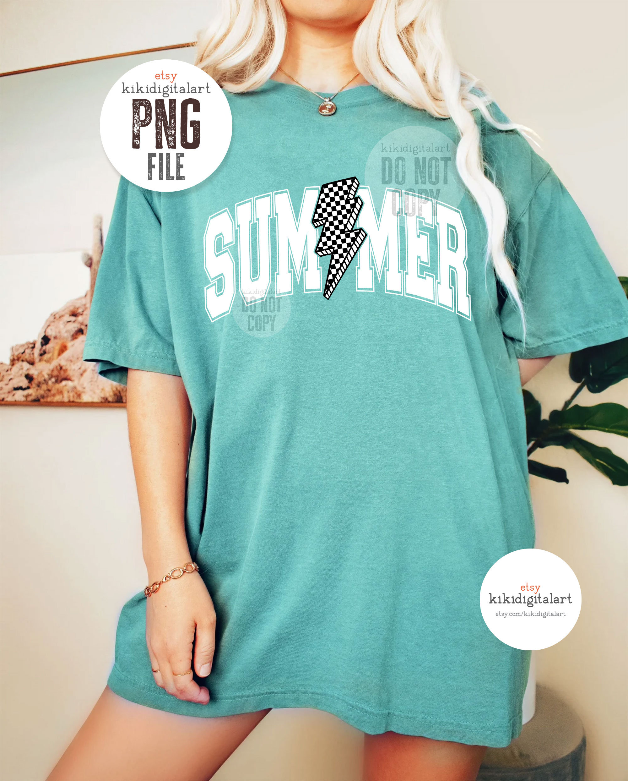 Summer Lightning Bolt PNG, Trendy Beach Shirt Png, Summer Life Png ...