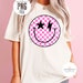 Retro Checkered Smile Face Png / Pink Checkers / Distressed Smile Png ...