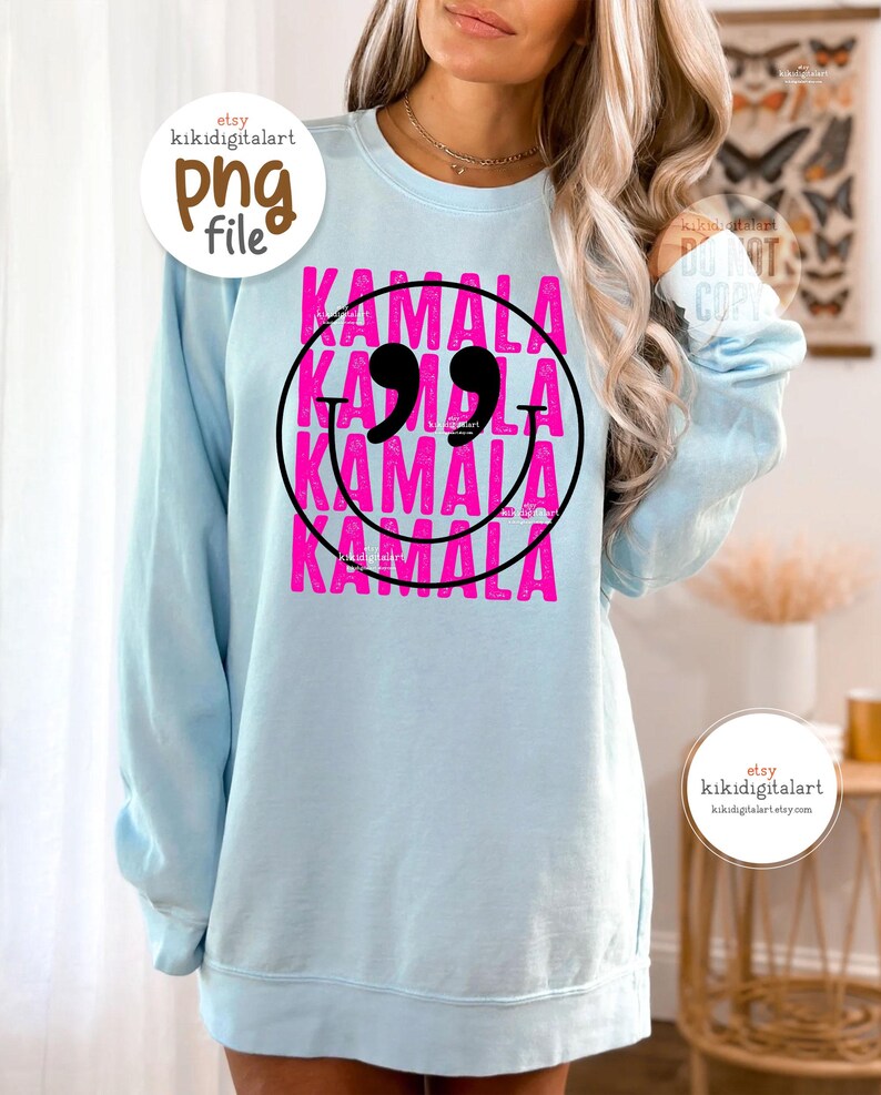 Pink Kamala PNG, Trendy Kamala Harris Png Shirt Sublimation, Retro ...