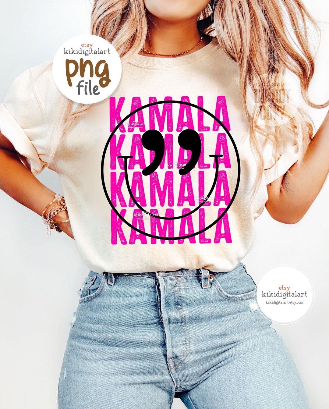 Pink Kamala PNG, Trendy Kamala Harris Png Shirt Sublimation, Retro ...