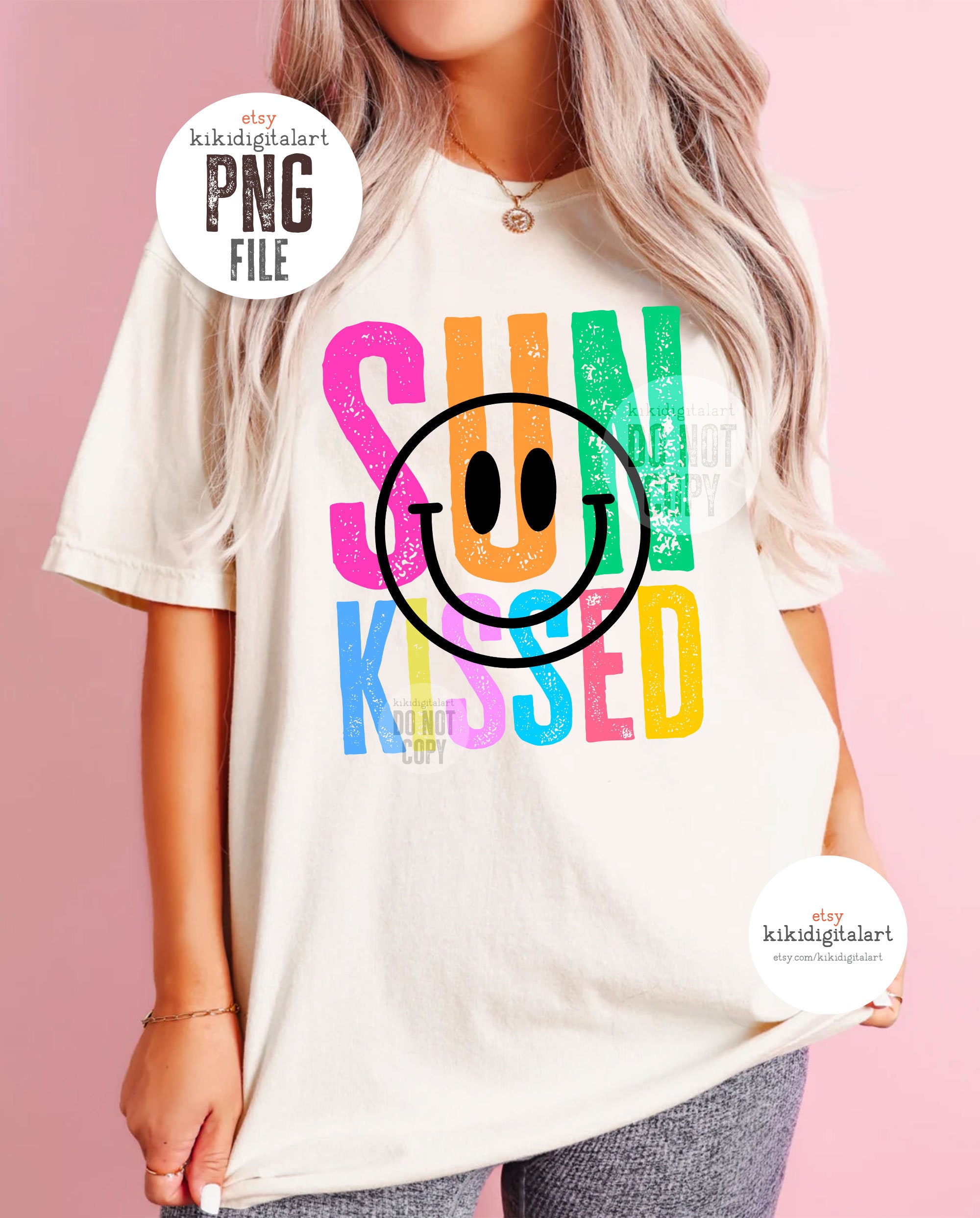 Sun Kissed PNG / Bright Summer Png / Beach Bum Sublimation Designs ...
