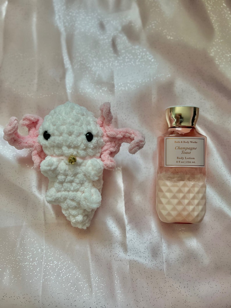 Axolotl Crochet Plush - Cute Kawaii Amigurumi Stuffed Animal, Handmade ...