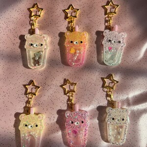 Boba Bear Bubble Tea Shaker Keychain! - Etsy