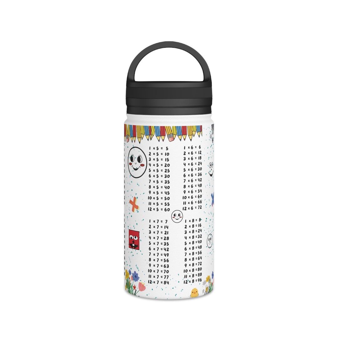 Math Products: Stainless Steel Water Bottle, Time Tables. Mathématiques ...