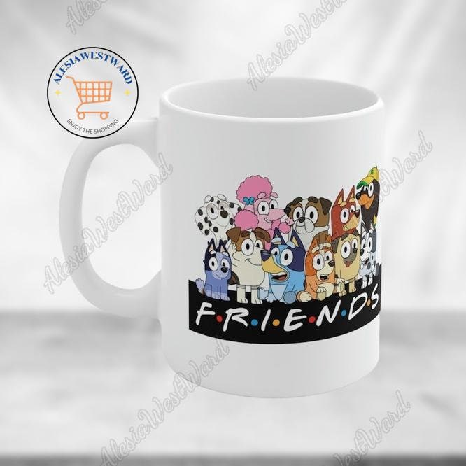 Bluey Mug, Bluey Friends Mug, Bluey Coffee Cup, Bluey Tea Mug, Bluey ...