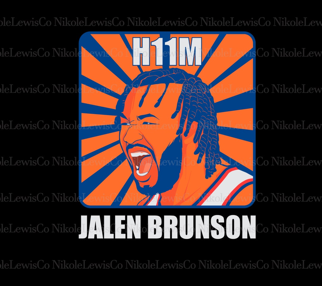 Vintage Jalen Brunson NY Knicks Svg Digtital Download - Etsy