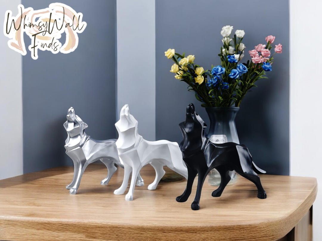 House Figurines Statue Table Top Style Accessories Living Room ...