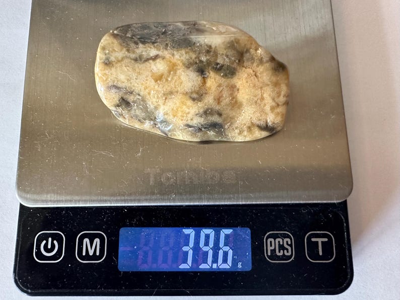 California Mojave Desert Brecciated Cream Jasper Tumbled Stone ...