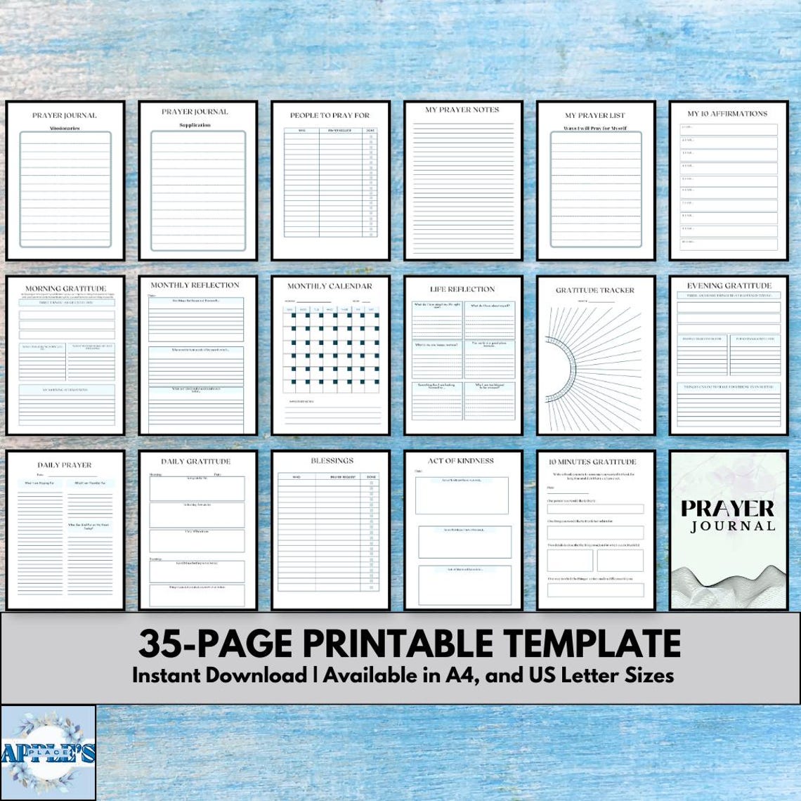 Guided Prayer Journal for Daily Devotions and Gratitude Faithful ...