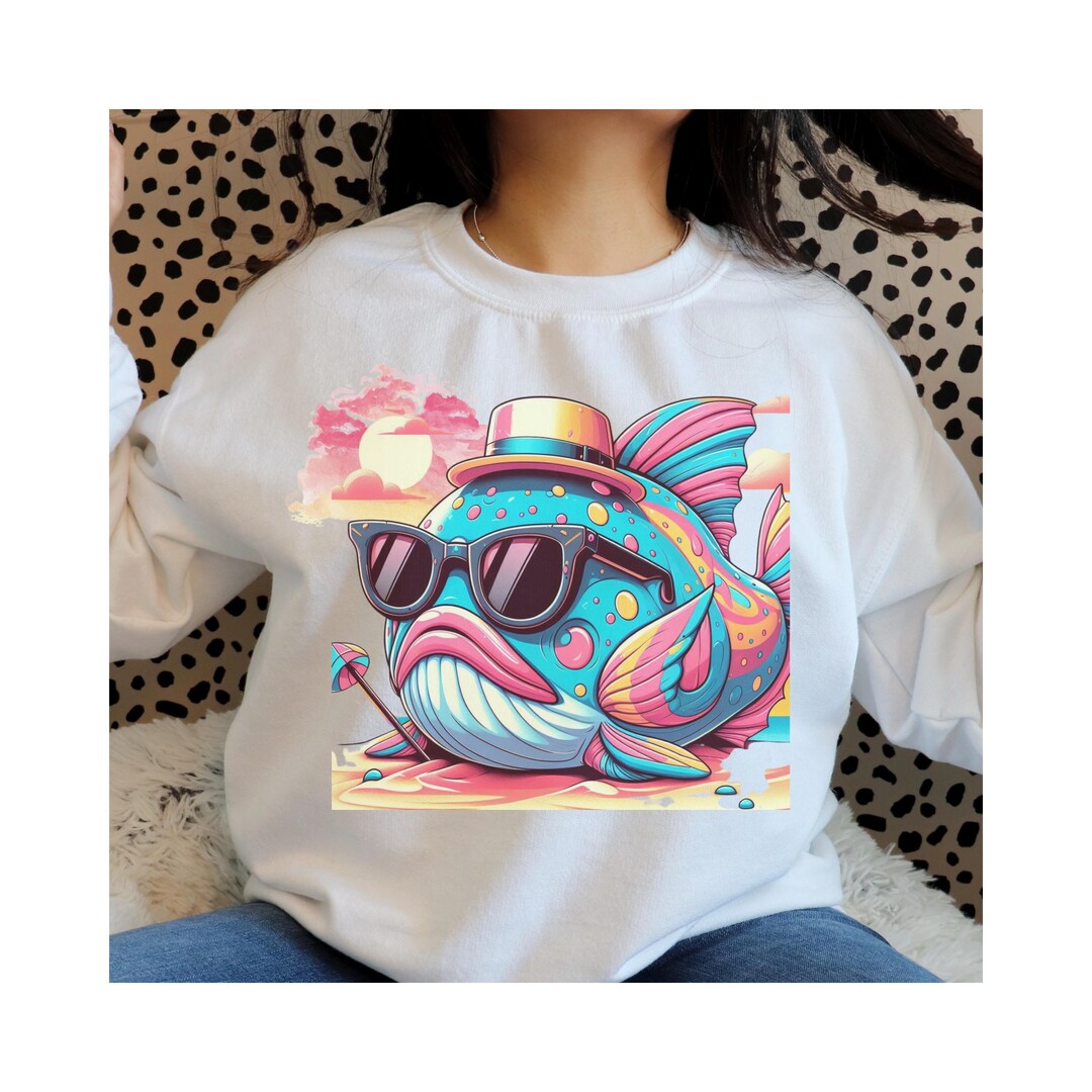 Colorful Pastel Big Fish PNG, Fish Png, Fishing Png, Colorful Fish Png ...
