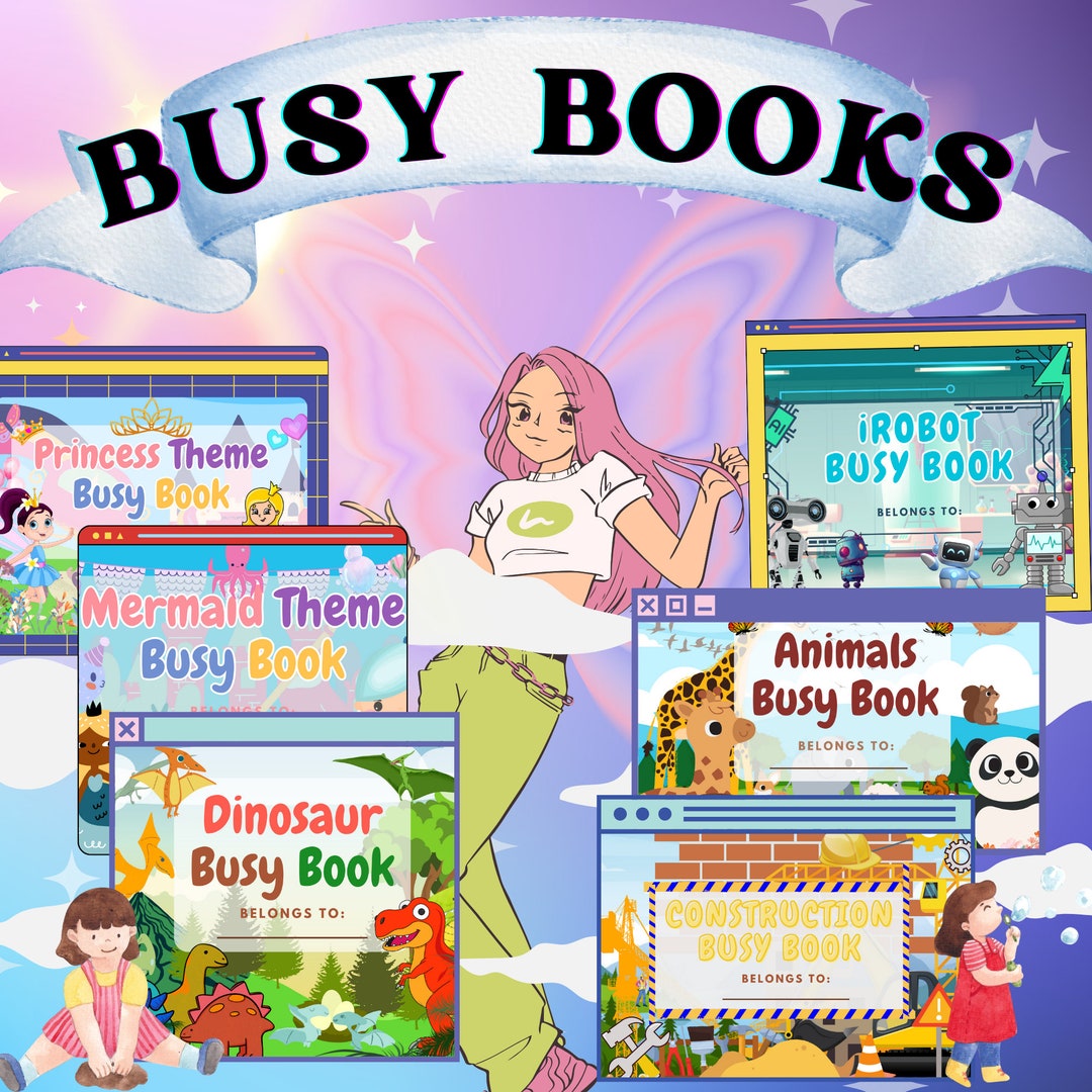 Interactive Learning Busy Books for Creative Kids, Engaging Busy Books ...