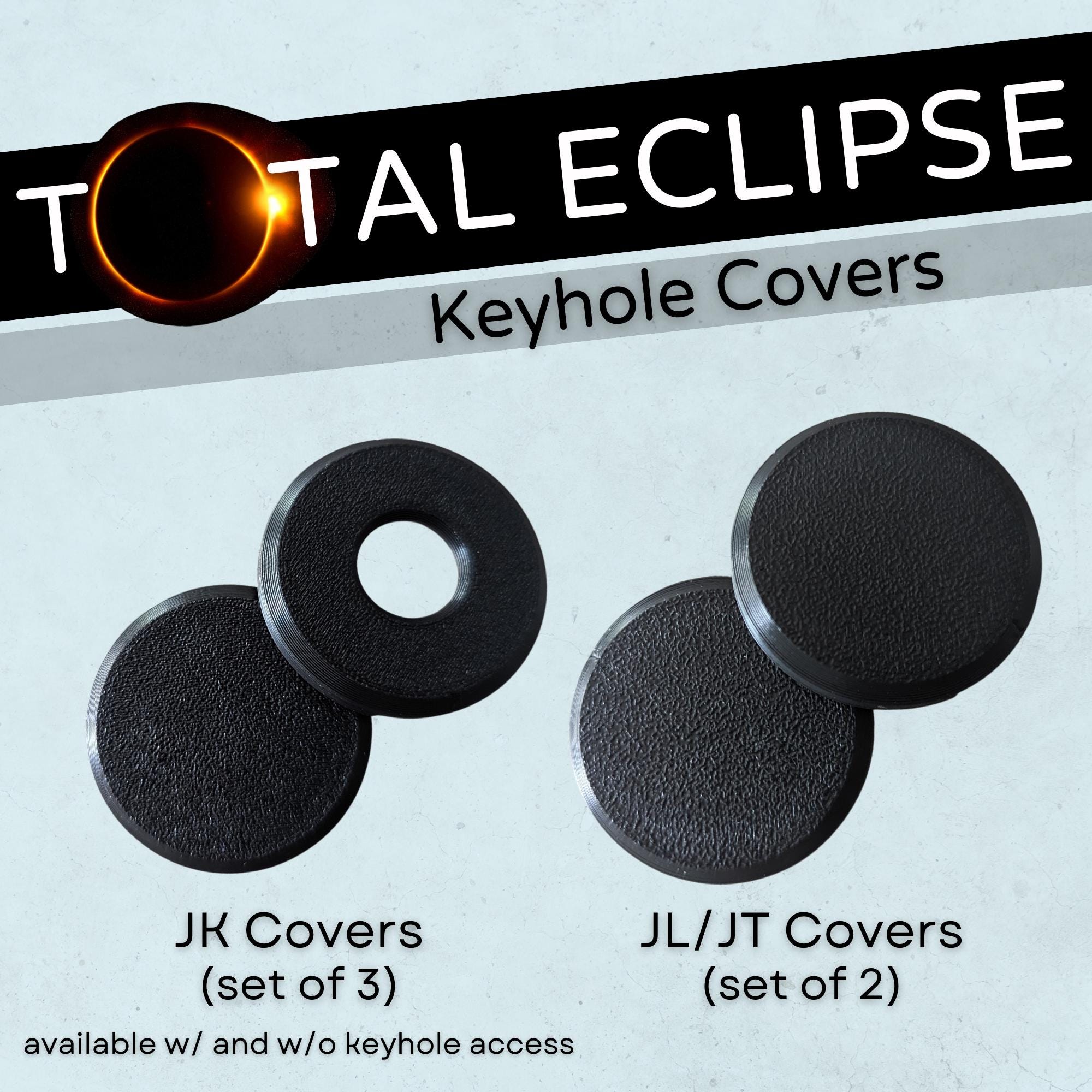 Keyhole Covers for Jeep JK JL JT: Manual Lock Protection - Etsy