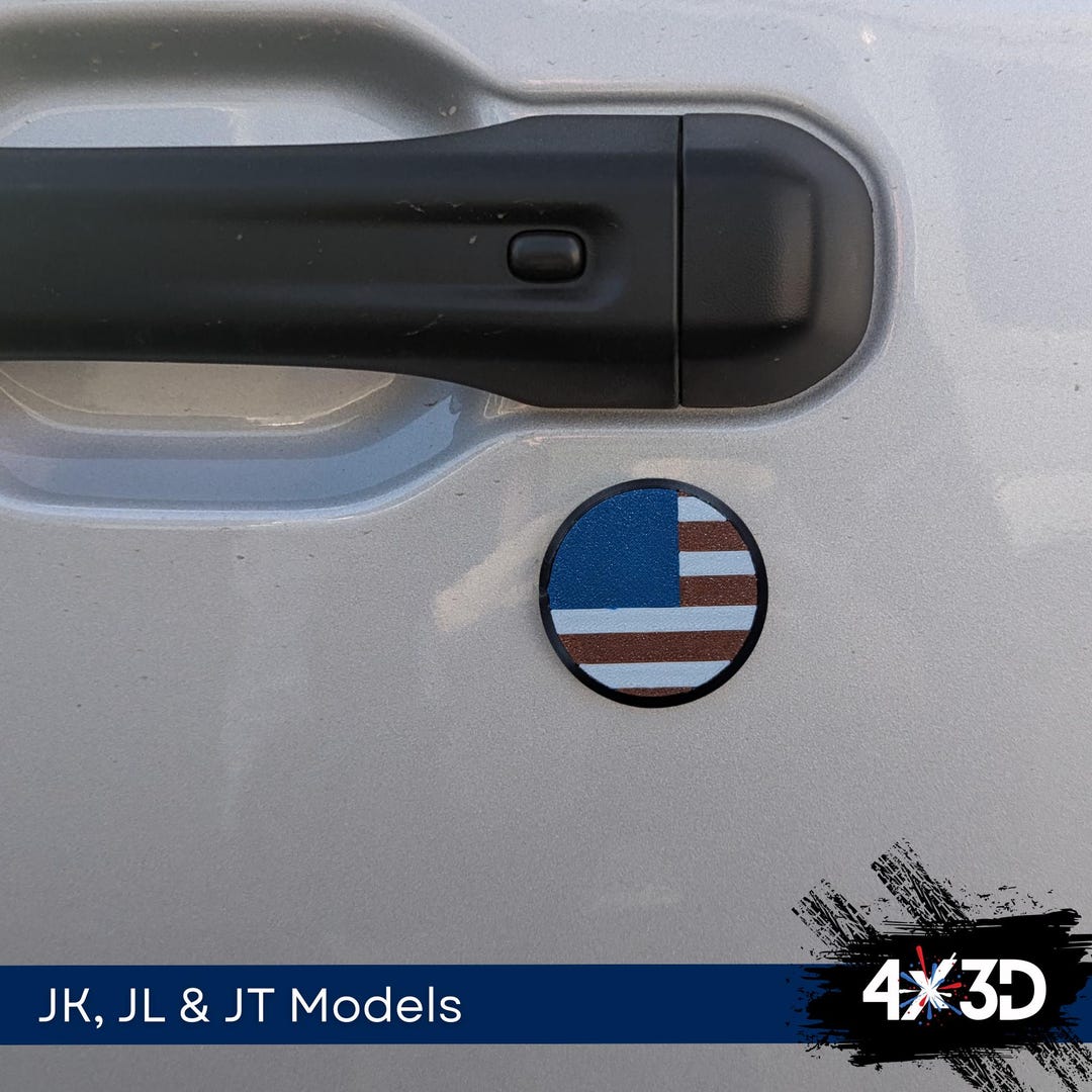 Patriot Keyhole Covers for Jeep JK, JL & JT Models | 4th of July ...