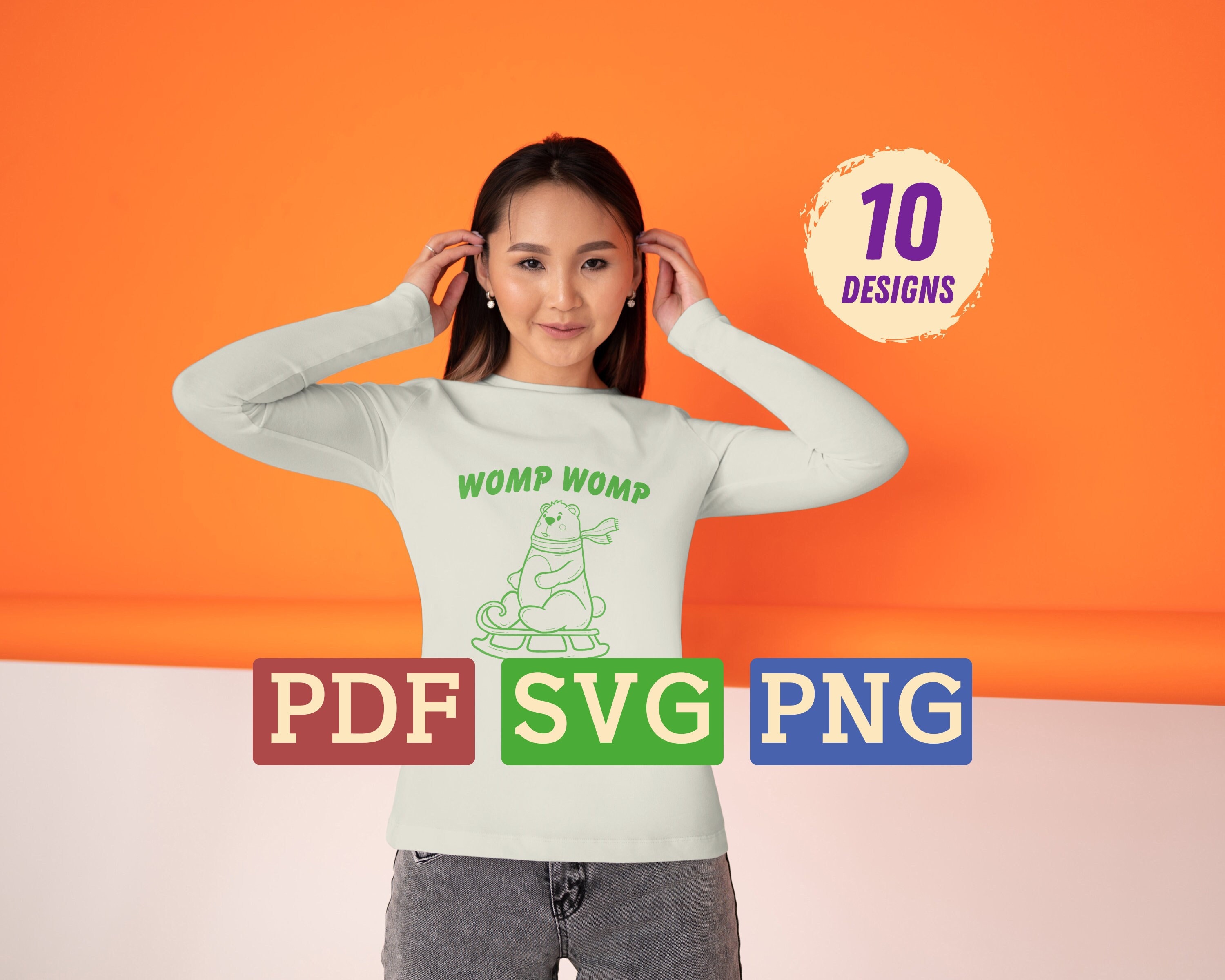 Womp Womp Happy Little Teddy Bear Riding A Ski Funny Cute Bear Meme 10 ...