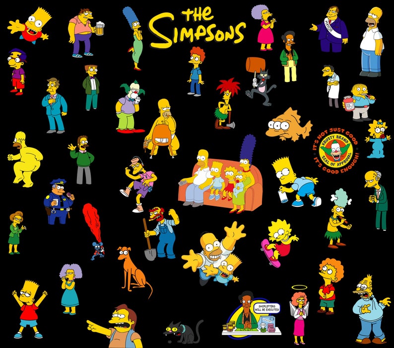 The Simpsons Inspired Tumbler Wrap SVG/PNG Laser Files - Etsy