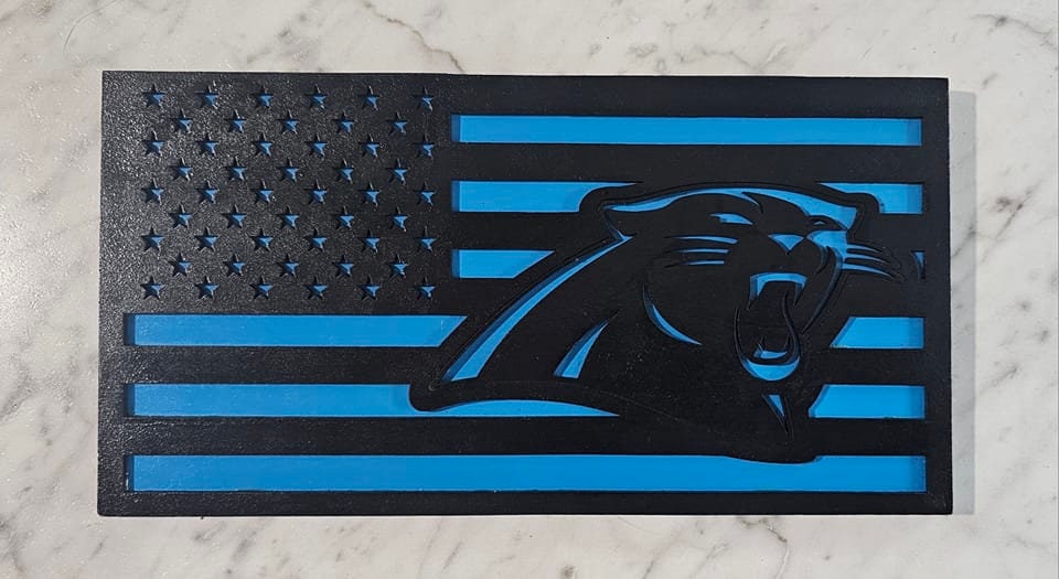 Carolina Panthers Flag - Etsy