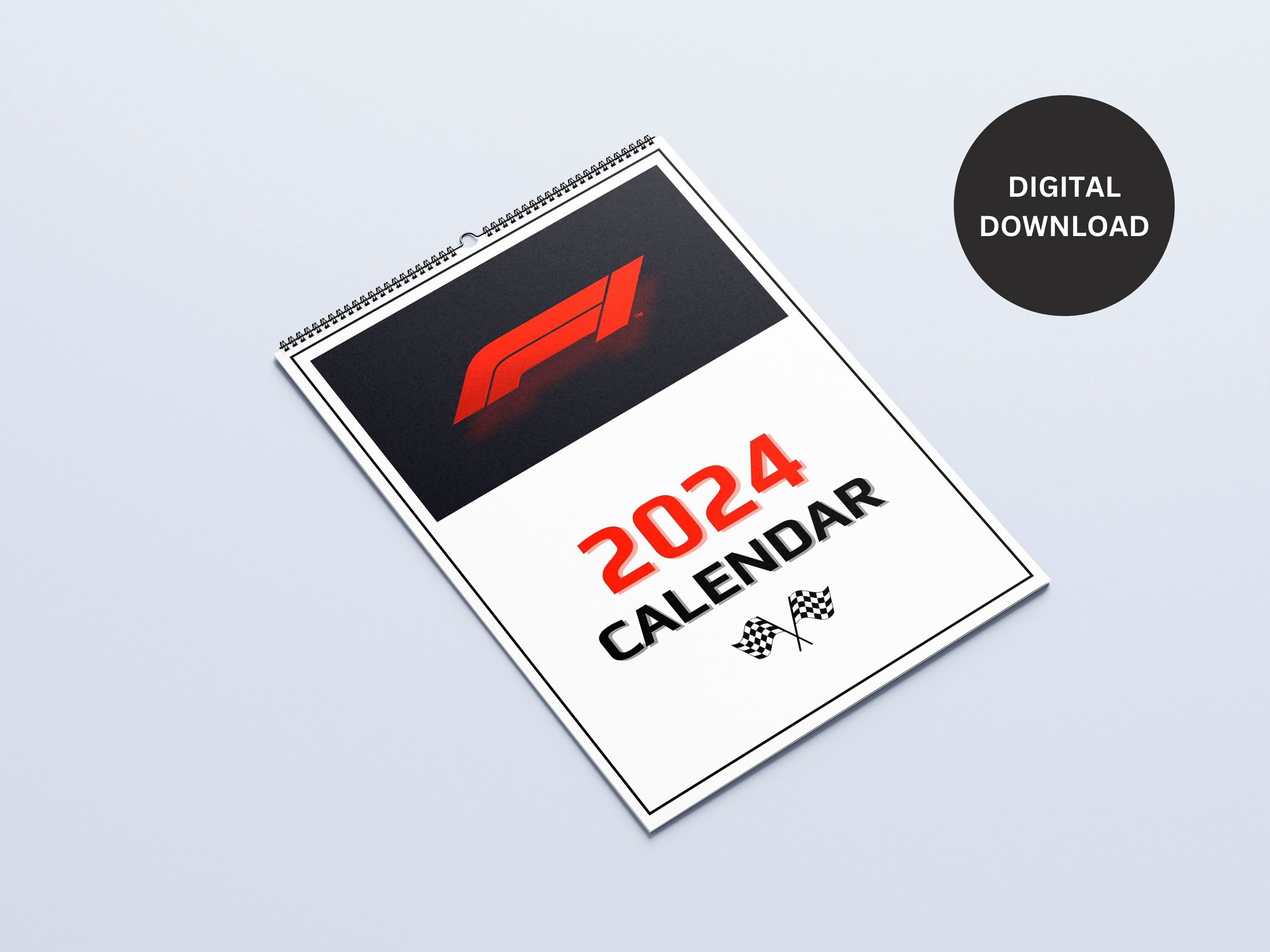 Printable 2024 F1 Calendar Race Schedule F1 Wall Calendar F1 Digital ...