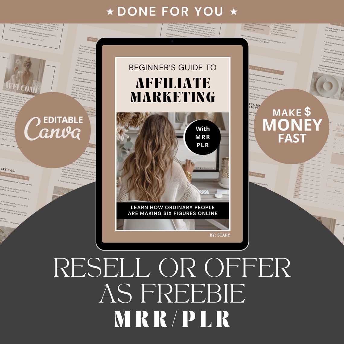 Affiliate Marketing Guide, Made for You, MRR Master Resale,freebie, PLR ...