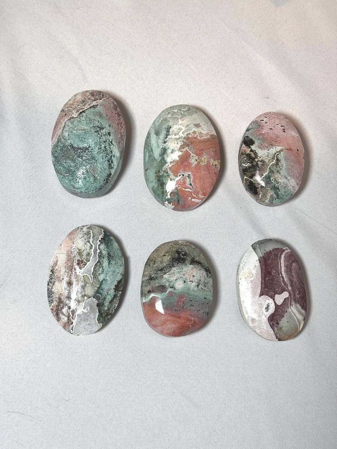 Unicorn Jasper Palm Stones | Jasper Palm Stone | Creative Crystal ...