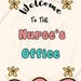 Welcome to the Health Office Sign – School Nurse Office Decor for ...