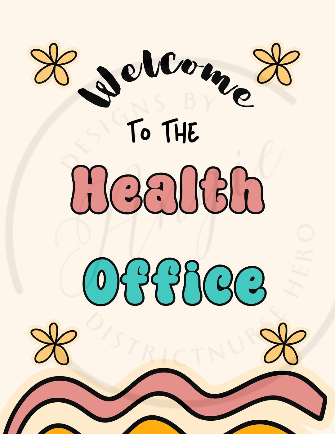 Welcome to the Health Office Sign – School Nurse Office Decor for ...
