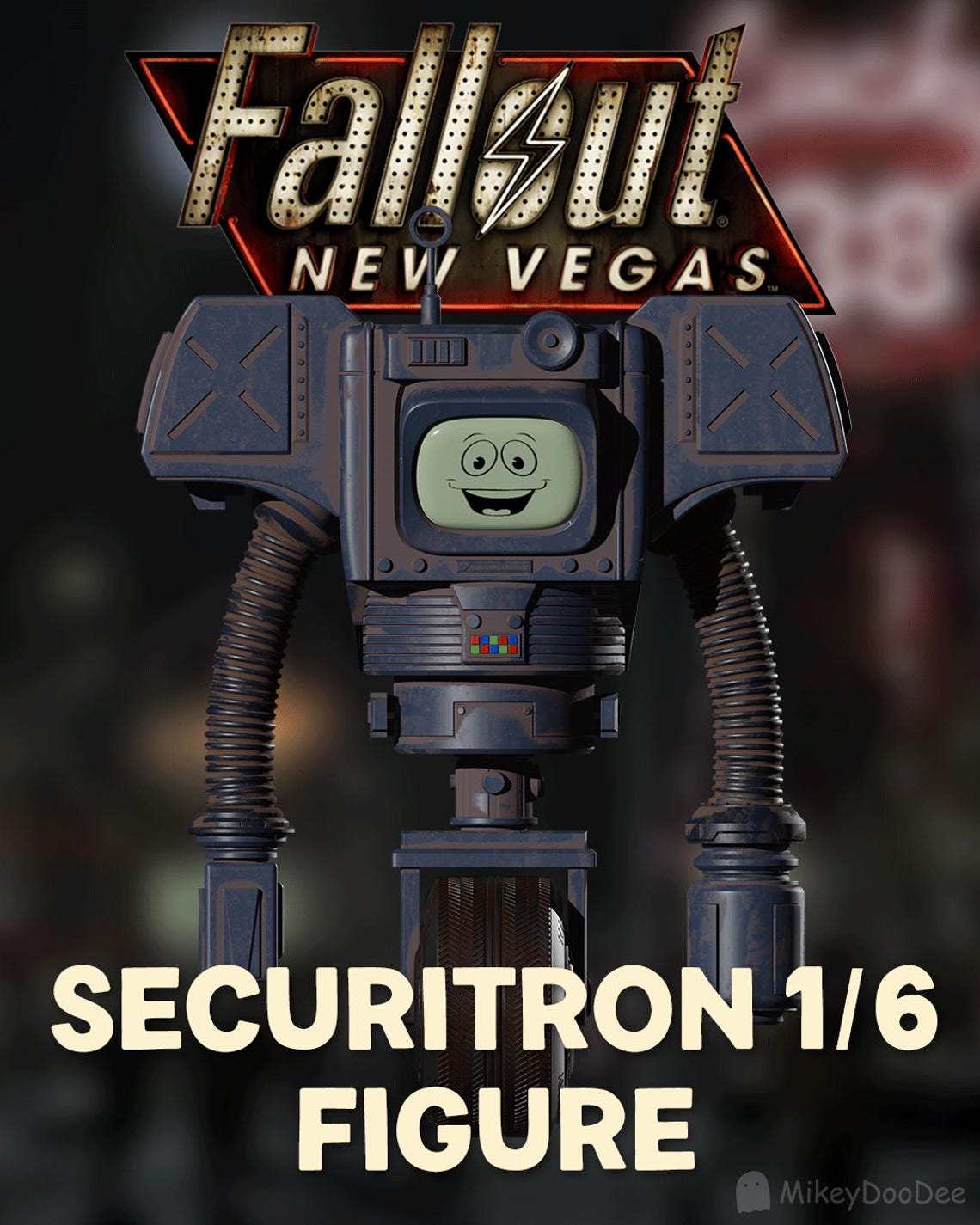 Securitron 1/6 Figure STL File Fallout New Vegas Inspired Digital ...