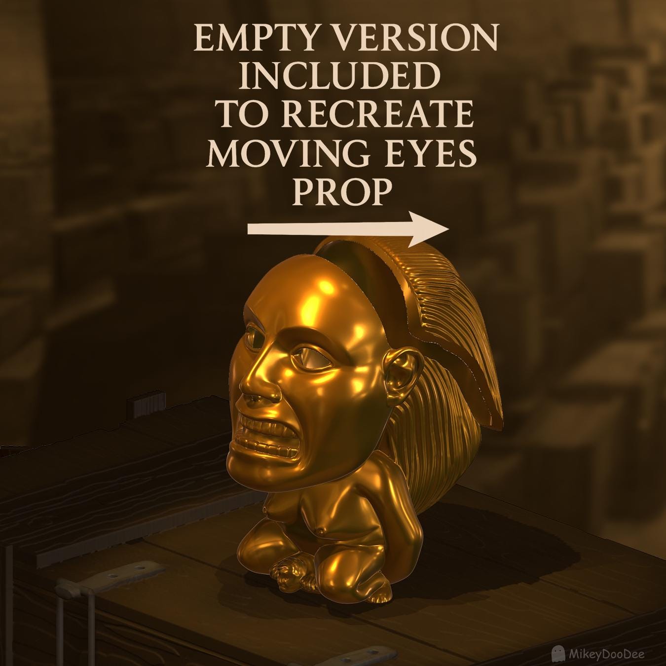 Golden Idol STL | Indiana Jones Inspired Prop Replica 3D Print File - Etsy
