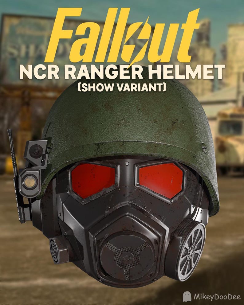 Fallout Inspired Ranger Helmet STL - 3D Print File - Etsy Canada