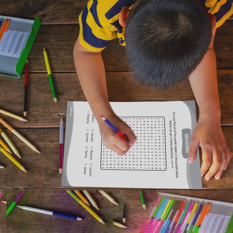 Word Search for Kids Printable, Printable Word Search, Word Search ...