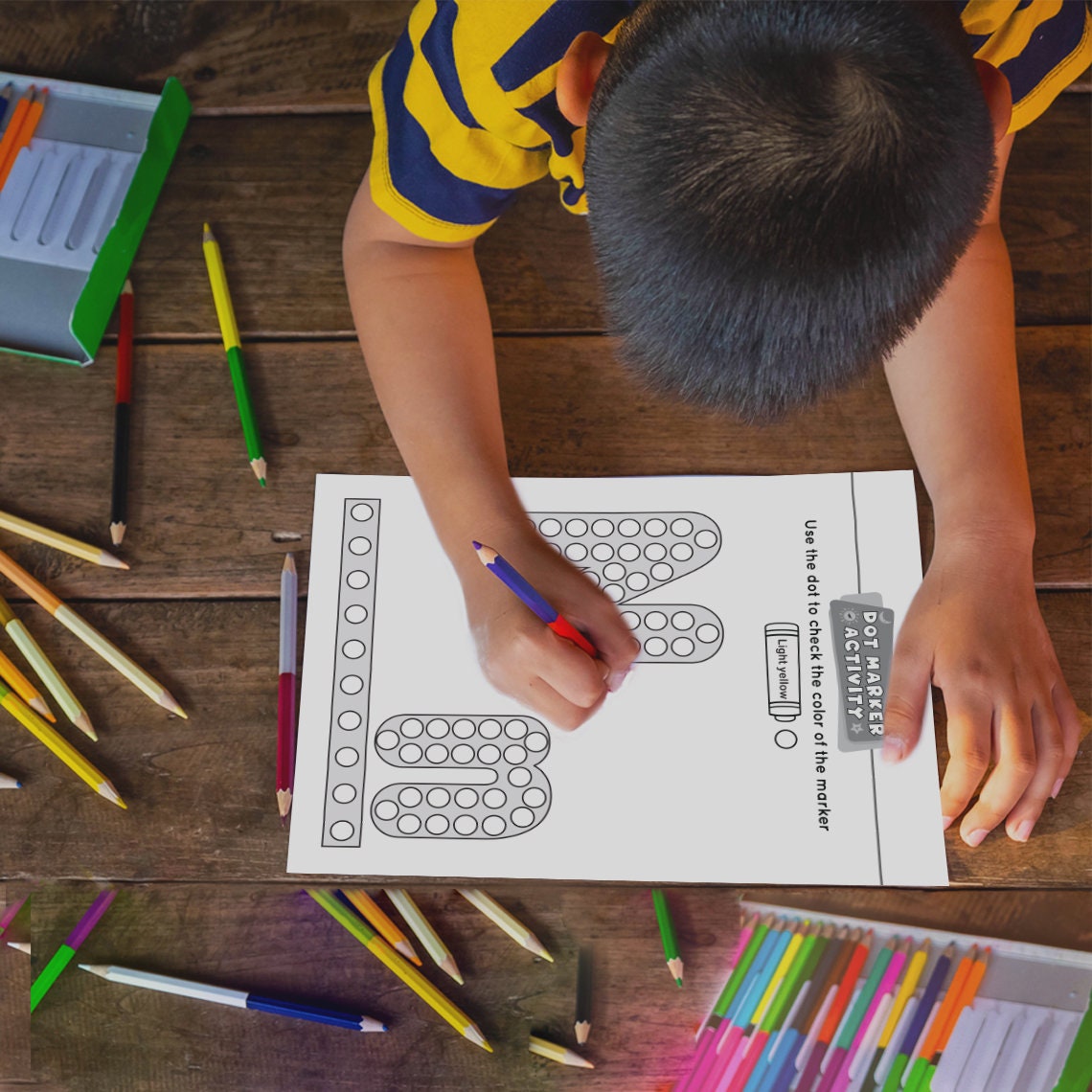 Alphabet Dot Marker Worksheets, Dot Marker Activities, Dot Printable ...