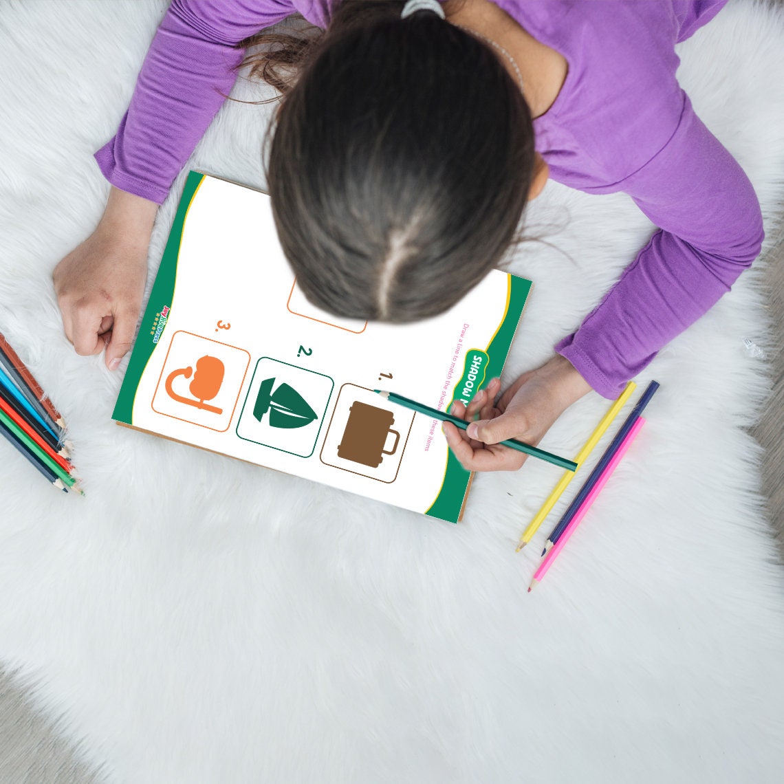 Printable Shadow Matching Worksheets, Shadow Matching Kids, Toddlers ...