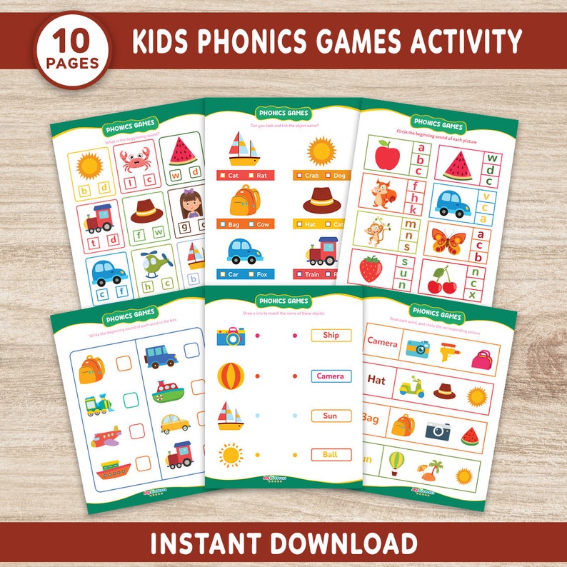 Printable Phonics Screening Worksheet, Phonics Screening Printable ...