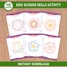 Scissor Skills Cutting Practice Worksheet, Flower Scissor Skills ...