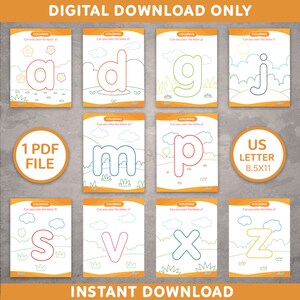 Alphabet Coloring Pages, Preschool Coloring Pages, First ABC Coloring ...