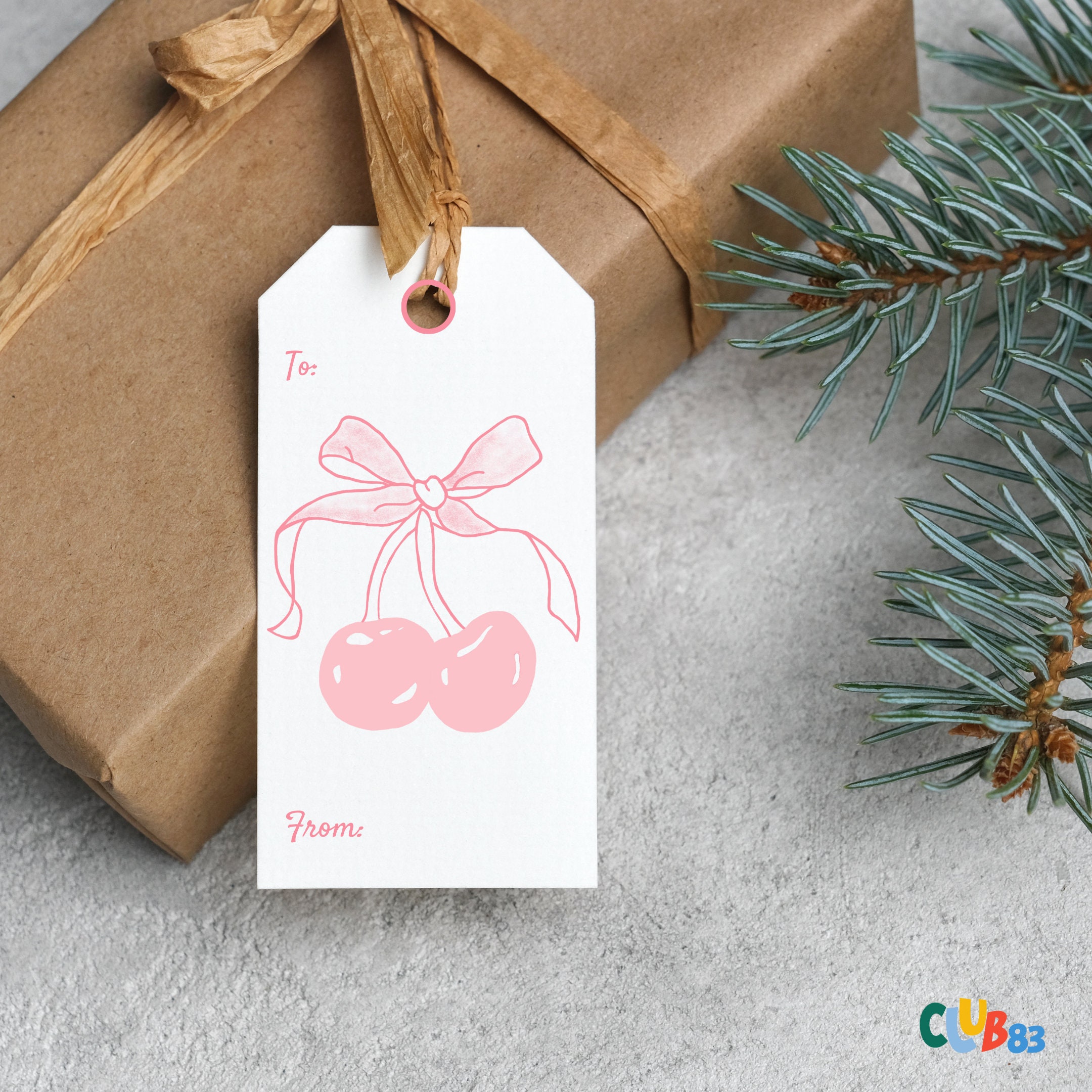 Printable Adorable Pink Coquette Gift Tags Set for All Occasions ...
