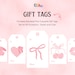 Printable Adorable Pink Coquette Gift Tags Set for All Occasions ...